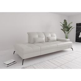 Sit & More sit&more Recamiere &raquo;Amica, inkl. Sitztiefenverstellung und Armteilverstellung&laquo; wahlweise mit Kopfteilverstellung und Stauraum wei&szlig; B/H/T: 231cm x 90cm