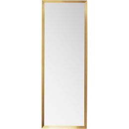 KARE Wandspiegel &raquo;Wandspiegel Arezzo Brass&laquo; gold Glas, Stahl B/H/T: 70cm x 200cm x 6,5cm
