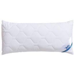 Beco Kunstfaserkopfkissen &raquo;Antibac&laquo; Bezug: Polyester 1 Stk. tlg. Antibakteriell und kochfest 95&deg; wei&szlig; Bezug: 100% Polyester. F&uuml;llung: 100% Polyester B/H/L: