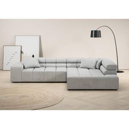 Home Affaire Ecksofa &raquo;Ancona, Ecksofa, incl. Kopfteilverstellung, Breite 319 cm, L-Form&laquo; wahlweise motorische Sitztiefenverstellung, auch in Cord + 
