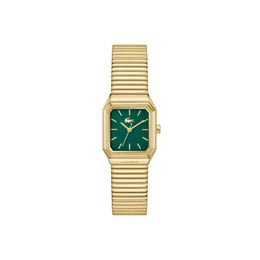 Lacoste Damen Quarzuhr &raquo;RENE&laquo; Armbanduhr, Damenuhr, Edelstahlarmband, analog gold Einheitsgr&ouml;&szlig;e