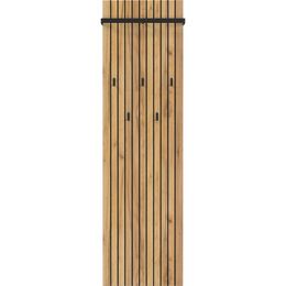 Germania Garderobenpaneel &raquo;Libbiano Plus&laquo; 1 Stk. tlg. Tiefe 18 cm, Kleiderstange und -haken aus Metall, Made in Germany Holzwerkstoff, Metall B/H/T: 
