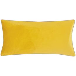 Pad Dekokissen &raquo;Elegance&laquo; Design als Basic, aus Samt, elegante Optik gelb Polyester B/L: 25cm x 50cm, 1 Stk.