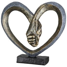 Gilde Skulptur &raquo;Skulptur Hand in Hand&laquo; Kunstharz B/H/T: 26cm x 24,5cm x 10cm
