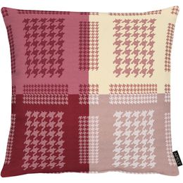 Apelt Dekokissen &raquo;Alexis&laquo; Kissenh&uuml;lle ohne F&uuml;llung, 1 St&uuml;ck rot Polyester B/L: 49cm x 49cm, 1 Stk.
