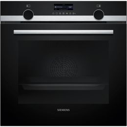 Siemens Pyrolyse Backofen iQ500 &raquo;HB579GBR3&laquo; mit Teleskopauszug nachr&uuml;stbar mit Pyrolyse-Selbstreinigung Gesund snacken mit airFry & m&uuml;helose 