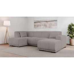 OTTO home Wohnlandschaft &raquo;BORNHOLM U-Form mit Recamiere rechts/links, B/T/H: 300/162/85 cm&laquo; U-Form mit Wellenunterfederung, Recamiere rechts oder 