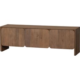 Woood Lowboard &raquo;Jerre Massivholz Mangoholz abgerundeten Ecken H 50 x B 150 x T 40 cm&laquo; Tragkraft Deckplatte 100 kg, fertig montiert geliefert, 