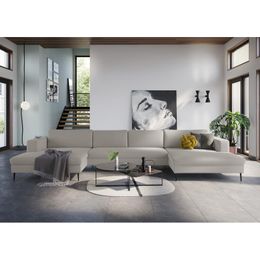 DOMO collection Wohnlandschaft &raquo;Modica U-Form aktuelles, kubisches Design mit 2 Recamieren, viel Platz&laquo; XXL, auch in Cord, Fu&szlig;h&ouml;he passend f&uuml;r g&auml;ngige