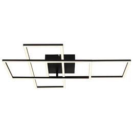 Globo LIGHTING LED Deckenleuchte &raquo;GABRIEL&laquo; LED-Modul Deckenlampe/Wohnzimmer/Schlafzimmer/modern schwarz Einheitsgr&ouml;&szlig;e