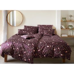 Elegante Bettw&auml;sche &raquo;Sorbet&laquo; 2 Stk. angenehmes Hautgef&uuml;hl Mako-Satin, Obermaterial: 100% Baumwolle B/L: 135cm x 200cm, 1 Stk., 1 Stk., Mako-Satin, B/L: 80cm x 