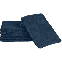 Ross Waschhandschuh &raquo;Sensual Skin&laquo; mit Aloe-Vera-&Ouml;l veredelt blau Frottier B/L: 16cmx22cm, 6 Stk.