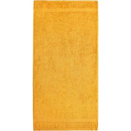 Dyckhoff Strandtuch &raquo;Planet&laquo; orange Walkfrottier, Obermaterial: 100% Baumwolle B/L: 70cmx200cm, 1 Stk., Walkfrottier