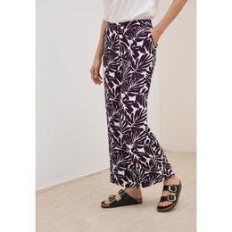 Cecil Damen Stoffhose &raquo;Style NEELE&laquo; Sommerhose mit grafischem Muster rot S (38), L&auml;nge 28