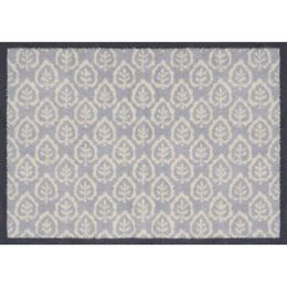 Fu&szlig;matte &raquo;Fencott Blue&laquo; rechteckig 9 mm H&ouml;he Obermaterial: 85% Baumwolle, 15% Viskose B : 60cm 1 Stk., 9mm, L: 85cm