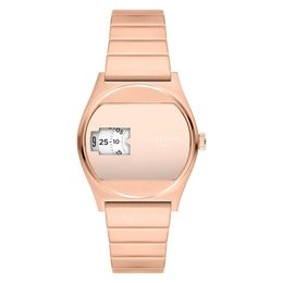 Liebeskind Berlin Damen Quarzuhr &raquo;Vinyl Vision&laquo; Armbanduhr, Damenuhr, Edelstahlarmband, analog rosa Einheitsgr&ouml;&szlig;e