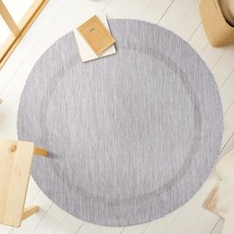 Ayyildiz Teppiche Outdoorteppich &raquo;RELAX 4311, auch als L&auml;ufer und in Rund&laquo; rund 5 mm H&ouml;he L&auml;ufer, Pflegeleicht, Robust, In- und Outdoor, gro&szlig;e Farbauswahl silber 