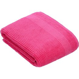 Vossen Badetuch &raquo;Tomorrow&laquo; rosa Webfrottier, Baumwolle B/L: 100cmx150cm, 1 Stk., Webfrottier