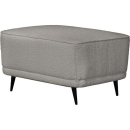 Home Affaire Polsterhocker &raquo;Ashly&laquo; in 3 Bezugsvarianten, Boucl&eacute;, Samtoptik und Struktur weich. grau 93% Polyester, 6% Acryl, 1% Baumwolle B/H/T: 77cm 