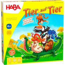 Haba Spiel &raquo;Tier auf Tier - Der Klassiker unter den Stapelspielen&laquo; bunt Einheitsgr&ouml;&szlig;e Spiel