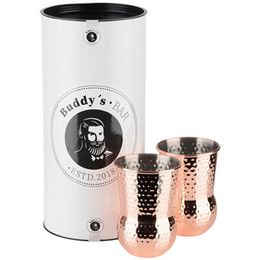 Becher &raquo;Julep Mug&laquo; 400 ml, 2-teilig rosa Edelstahl &Oslash; 8cm, 400ml, 2 Stk.
