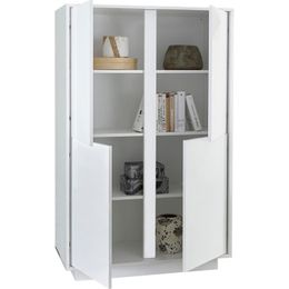 Home Affaire Highboard &raquo;Ice&laquo; grifflos wei&szlig; Einheitsgr&ouml;&szlig;e