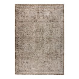 Kayoom Teppich &raquo;Amora 259&laquo; rechteckig 13 mm H&ouml;he Kurzflor, Vintage, Orient, Hoch Tief Struktur, Wohnzimmer Polyester B : 80cm 1 Stk., 13mm, L: 150cm