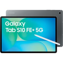 Samsung Tablet &raquo;Galaxy Tab S10 FE+ 5G 128GB&laquo; (33,28 cm / 13,1 &prime;&prime;) Android,One UI,Knox 128 GB WQXGA+ 5G ) grau Bereit f&uuml;r nahezu alles &ndash; wasser- und 