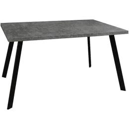 M&auml;usbacher Bistrotisch &raquo;Big Bistro Metall&laquo; Eckige Platte, BHT 120x75x70 cm B/H/T: 120cm x 75cm x 70cm