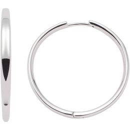 Leonardo Damen Leonardo Paar Creolen &raquo;Ohrringe Bravo&laquo; silber 32mm, Edelstahl