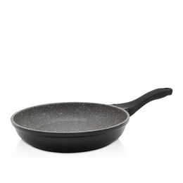 Kr&uuml;ger Bratpfanne &raquo;Aluguss Pfanne Bacelona&laquo; Aluminiumguss 1 Stk. tlg. f&uuml;r Induktions-Kochfelder geeignet schwarz &Oslash; 28cm + H&ouml;he 6cm