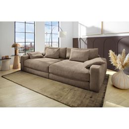 Jockenh&ouml;fer Big-Sofa &raquo;Milano XXL, B: 290 cm&laquo; mit Zierkissen, Relaxfl&auml;che 120x240 cm, Federkern braun Korpus: 100% Polyester;Kissen: 100% Polyester B/H/T: 290cm x 