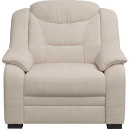 COTTA Sessel &raquo;Marcus&laquo; mit hoher R&uuml;ckenlehne beige 100% Polyester Struktur weich, B/H/T: 97cm x 99cm x 99cm