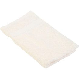 G&ouml;zze Gaestehandtuecher &raquo;New York&laquo; im Set, moderne Uni-Farben, mit strukturierter Borte, reine Baumwolle beige Frottier, Obermaterial: 100% Baumwolle B/L: 