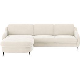 Sit & More sit&more Ecksofa &raquo;Soul L-Form&laquo; wahlweise mit Schlaffunktion und Bettkasten oder Schubkasten beige 100% Polyester B/H/T: 280cm x 90cm x 182cm, Luxus-