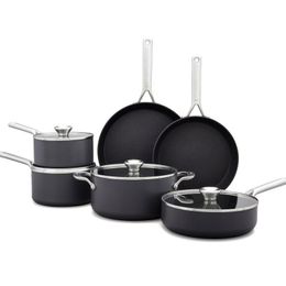 OXO Good Grips Topf-Set &raquo;Ceramic Professional Antihaft 10-teiliges Kochgeschirr-Set&laquo; Set, 10 tlg. Edelstahl Keramik schwarz Einheitsgr&ouml;&szlig;e