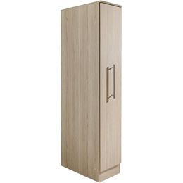 Wiho-K&uuml;chen wiho K&uuml;chen Apothekerschrank &raquo;Filo&laquo; 30 cm breit, Auszug mit 4 Ablagef&auml;chern braun Vicenza Eiche hell, B/H/T: 30cm x 165cm x 57cm, Ma&szlig;e (B/T/H): 30/57/