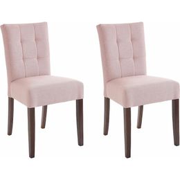 OTTO home 4-Fu&szlig;stuhl &raquo;Talia&laquo; (Set) 2 Stk. rosa 100% Polyurethan B/H/T: 48cm x 92cm x 60cm, 2 Stk., Webstoff