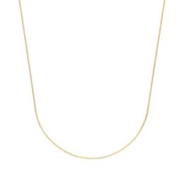 Amor Herren Collierkettchen Made in Germany gold Gelbgold 375, L: 38 B: 1mm