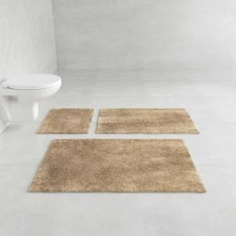 Grund Badematte &raquo;Elysia&laquo; H&ouml;he 27 mm rutschhemmend beschichtet fu&szlig;bodenheizungsgeeignet LUXURYSOFT-Flor, ultraweich & angenehm warm, 5 Jahre Garantie beige 