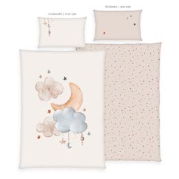 Baby Best Babybettw&auml;sche &raquo;BabyBest Moon and Stars&laquo; 2 Stk. bunt Renforc&eacute;, Obermaterial: 100% Baumwolle B/L: 100cm x 135cm, 1 Stk., 1 Stk., Renforc&eacute;, B/L: 40cm x 