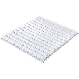 Kleine Wolke Badematte &raquo;Avera, Badvorleger, Badezimmer Teppich&laquo; H&ouml;he 50 mm fu&szlig;bodenheizungsgeeignet Badteppich, Uni Farben, handgewebt, quadratisch & rechteckig 