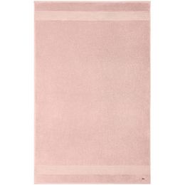 Lacoste Badetuch &raquo;LLECROCO&laquo; mit Label-Applikationen rosa Frottier, Obermaterial: 100% Baumwolle B/L: 100cmx150cm, 1 Stk., Frottier