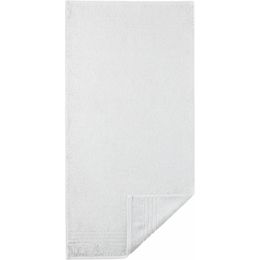 Egeria Handt&uuml;cher &raquo;Madison&laquo; Uni-Programm mit Streifenbord&uuml;re, reine Baumwolle grau Walkfrottee, Obermaterial: 100% Baumwolle B/L: 50cmx100cm, 2 Stk., 