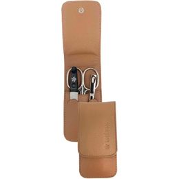 Pfeilring Pfeilring Manik&uuml;re-Etui mit Schere, Pinzette und Nagelpfeile beige B/H/T: 55mm x 105mm x 20mm 3 Stk.