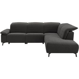 Musterring Ecksofa &raquo;MR 370, intelligenter Komfort im modernen Design&laquo; Optionale Relaxfunktion, flexible Kopfteile & klappbare Armlehnen 95% Polyester, 5% Nylon B