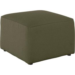 Home Affaire Hocker &raquo;Sundstrup&laquo; Modulserie, individuelle Zusammenstellung gr&uuml;n 93% Polyester, 6% Acryl, 1% Baumwolle B/H/T: 70cm x 47cm x 70cm, Boucl&eacute;