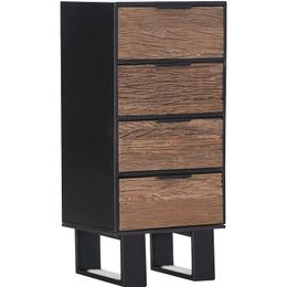 GUTMANN FACTORY Kommode &raquo;Magic&laquo; aus recyceltem Altholz braun B/H/T: 50cm x 106cm x 42cm, 4 Stk.