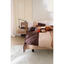 Sch&ouml;ner Wohnen Kollektion SCH&Ouml;NER WOHNEN-Kollektion Bettw&auml;sche &raquo;Art&laquo; 2 Stk. aus best&auml;ndigerer Baumwolle rot Satin, Obermaterial: 100% Baumwolle B/L: 135cm x 200cm, 1 Stk., 1 