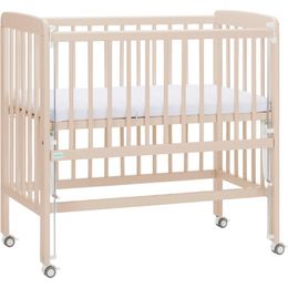 fillikid Beistellbett &raquo;Nino&laquo; inkl. Matratze; Made in Europe beige Massivholz Liegefl&auml;che B/L: 45cm x 90cm, kein H&auml;rtegrad